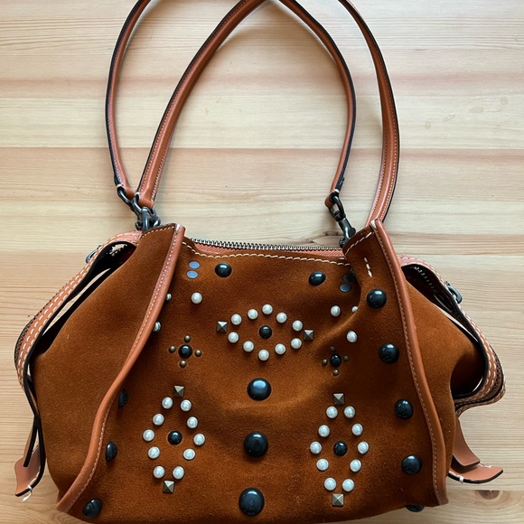 Coach | Bags | Coach Suede Rogue Purse | Poshmark
